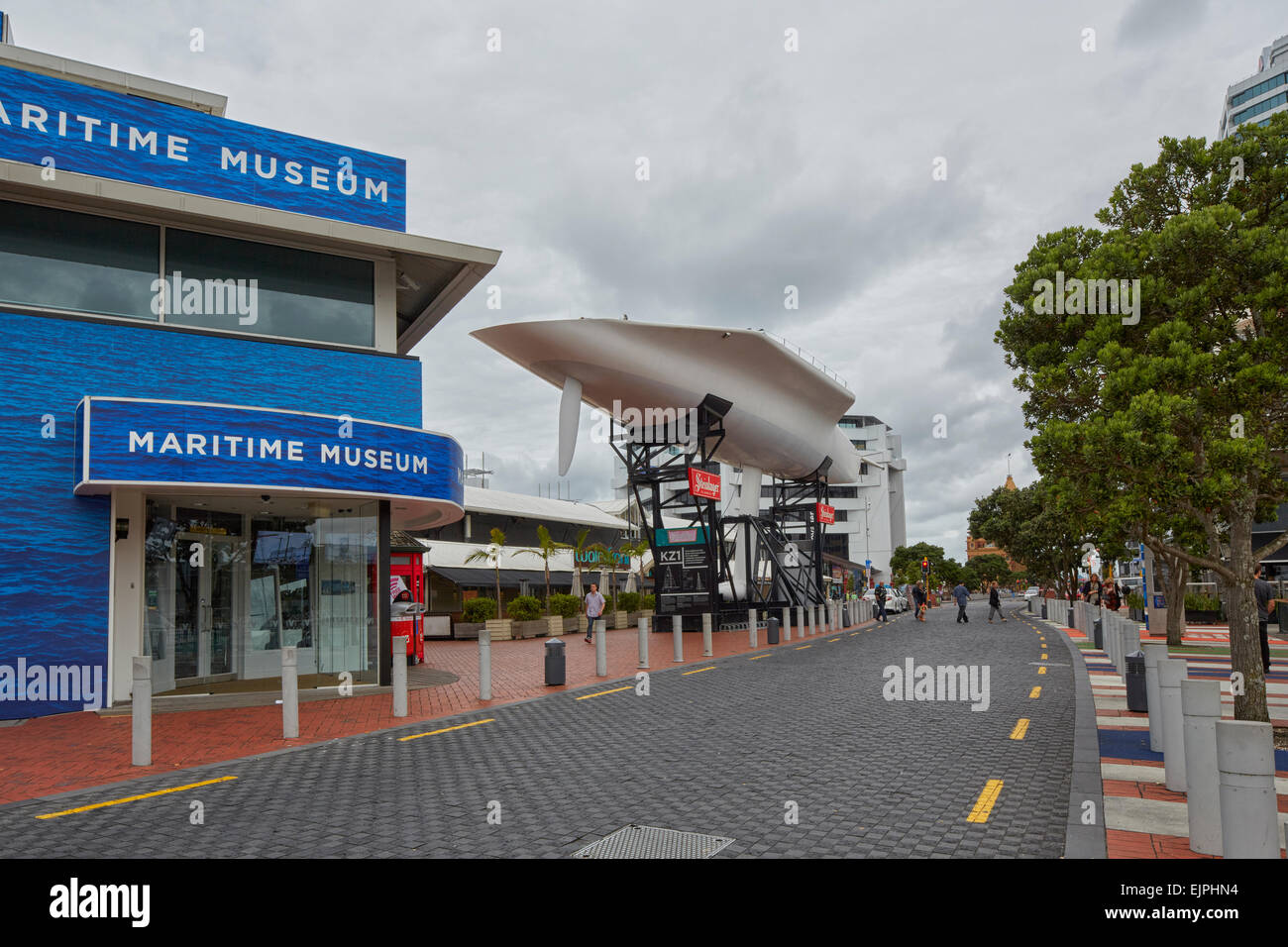 Voyager Maritime Museum, Auckland, North Island, New Zealand Stock ...