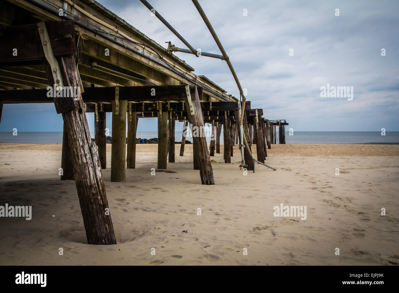 Hurricane sandy pier hi-res stock photography and images - Alamy