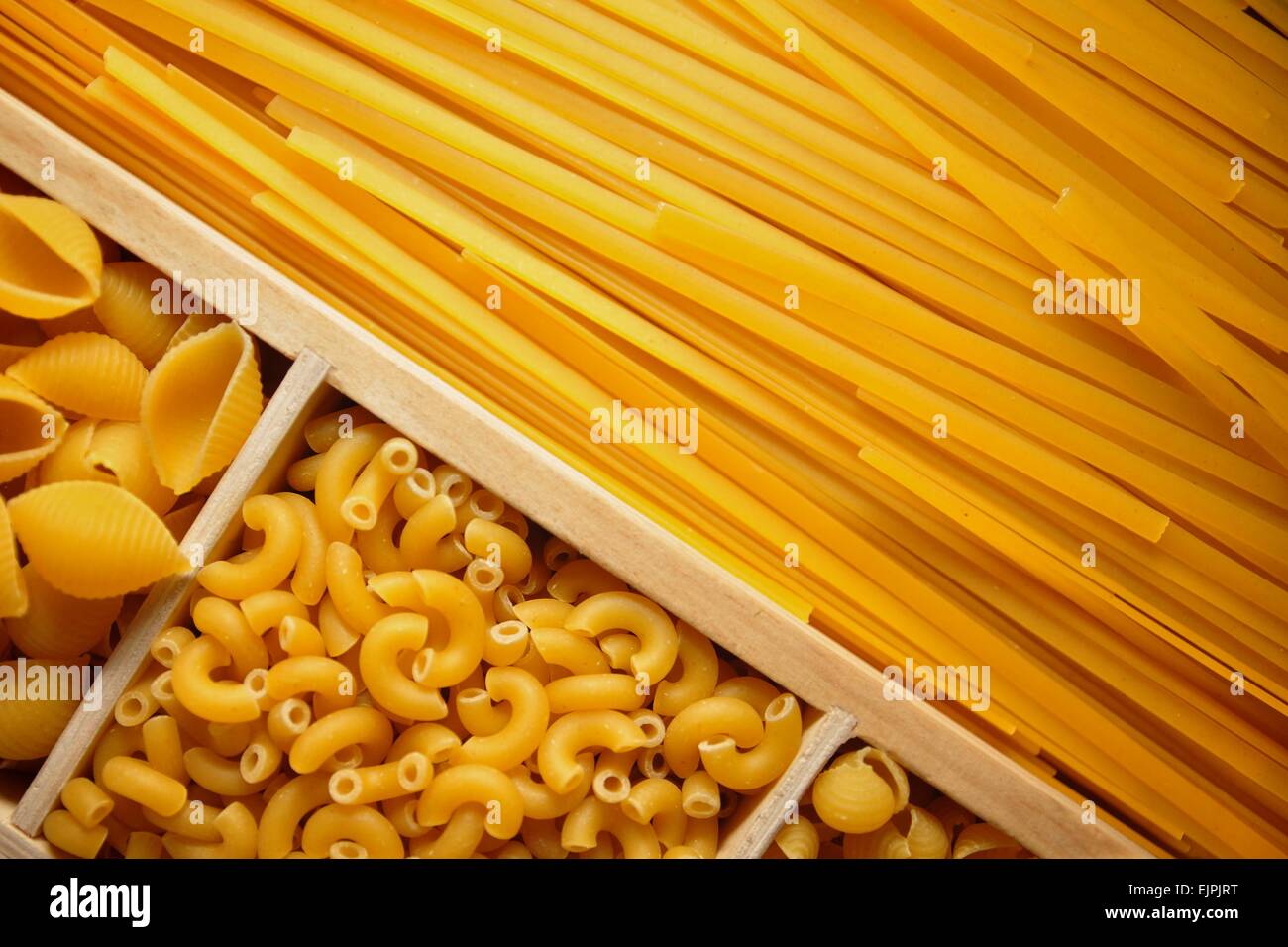 various pasta top view Stock Photo - Alamy
