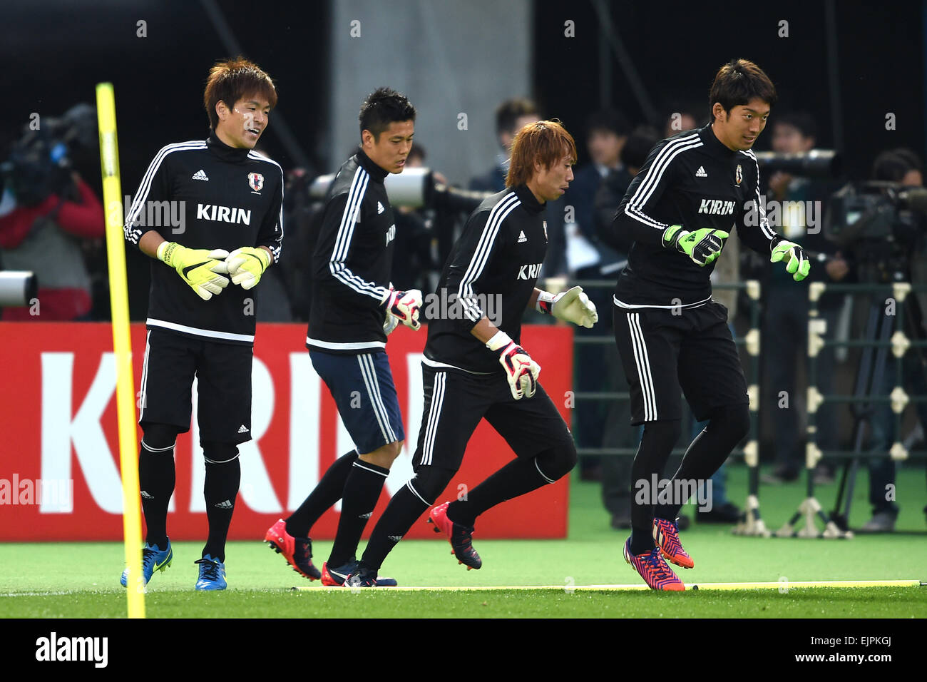 Tokyo, Japan. 30th Mar, 2015. Japan team group (JPN) Football/Soccer ...