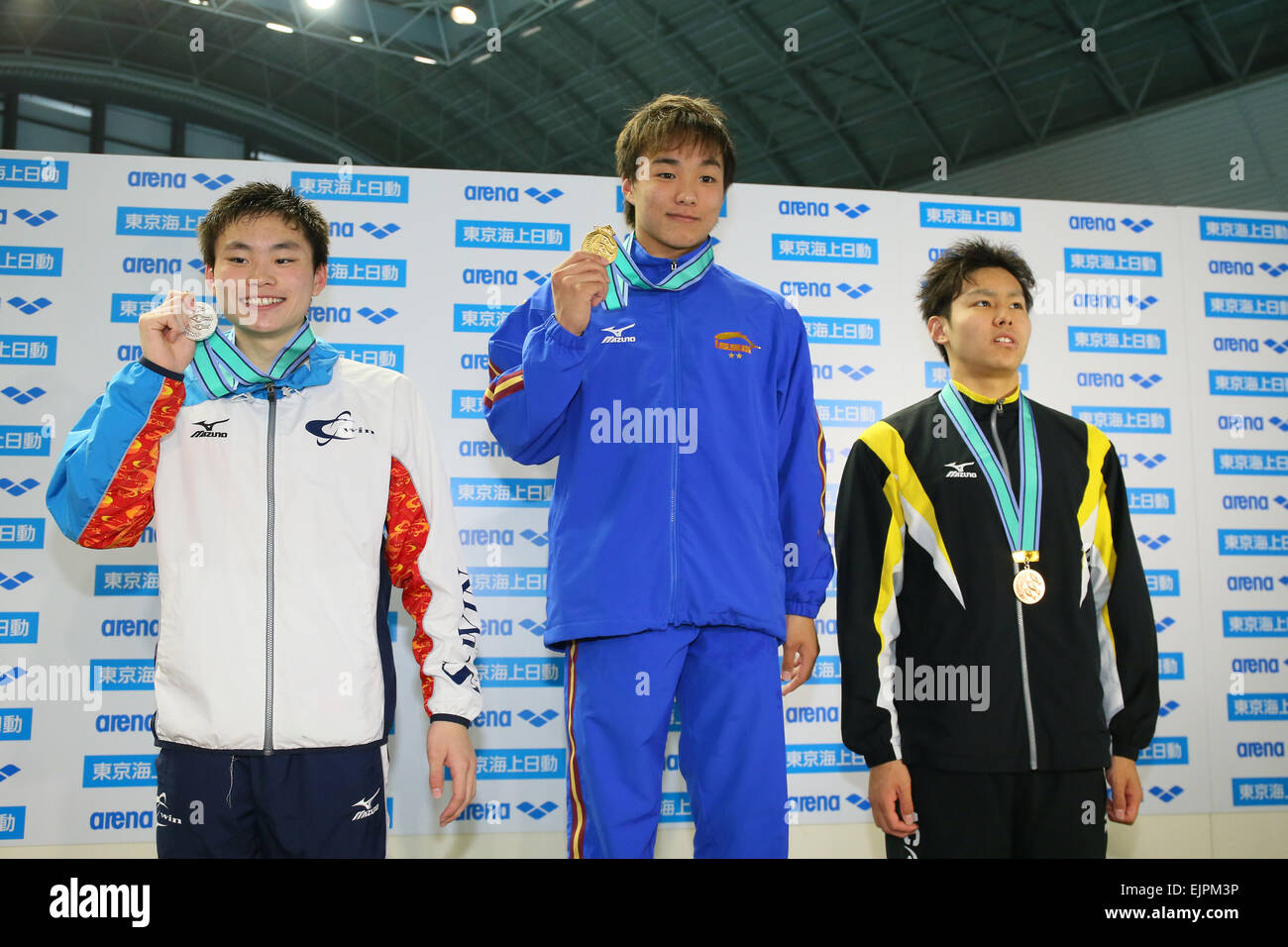 Tatsumi International Swimming Pool, Tokyo, Japan. 30th Mar, 2015. (L to R) Ippei Miyamoto ...