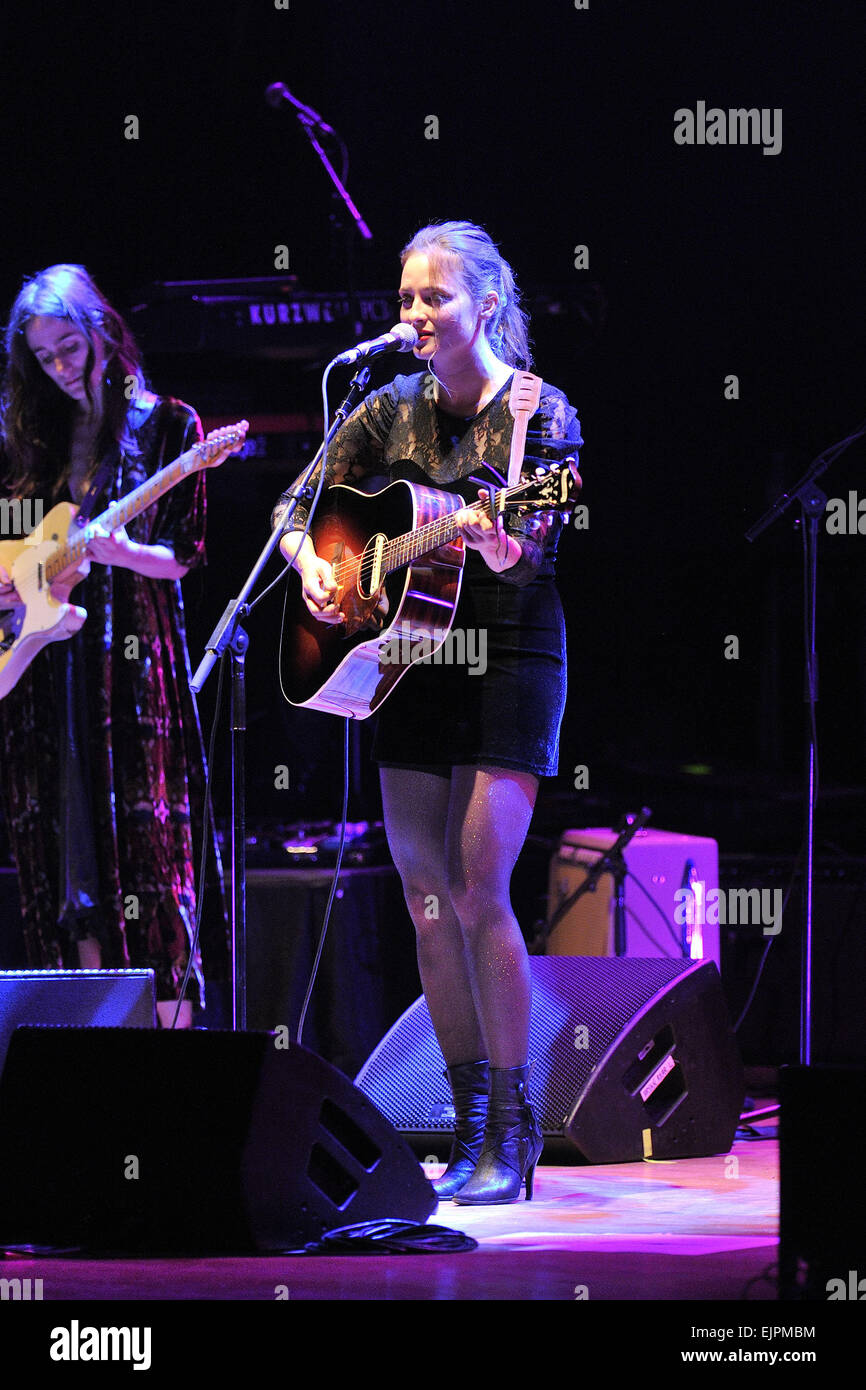Dawn Landes performs live on stage at Massey Hall Featuring: Dawn ...