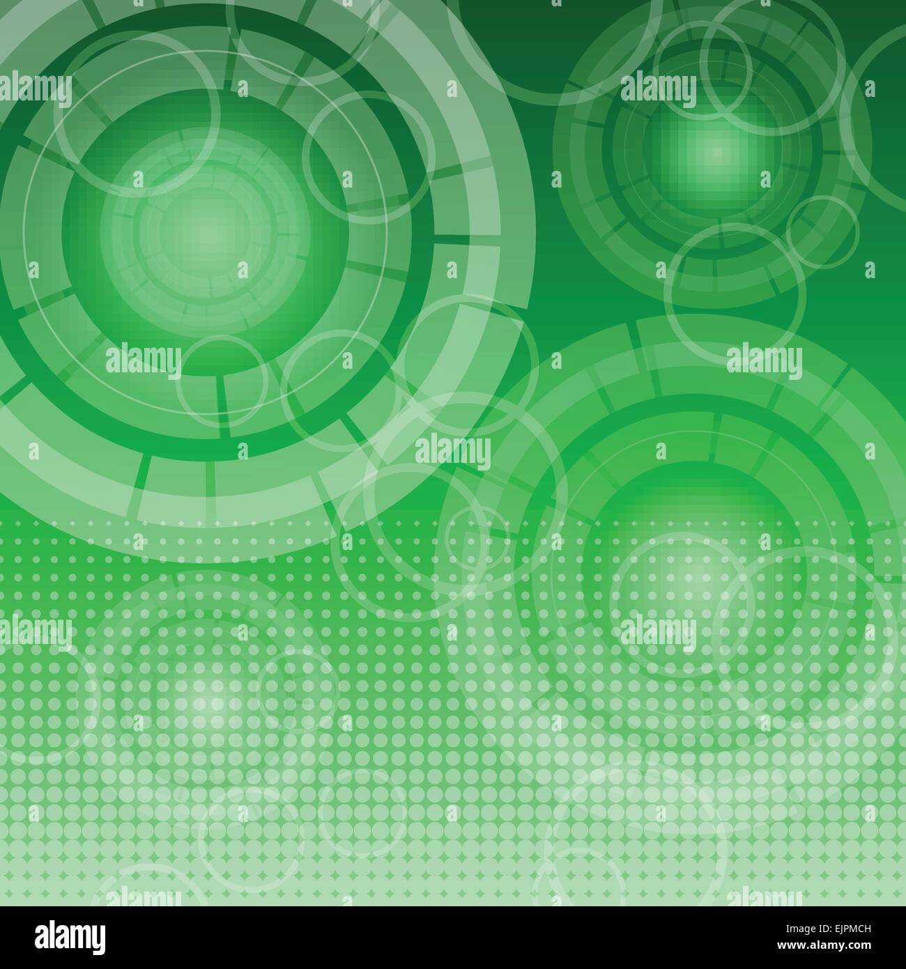 Abstract technology on green background, stock vector Stock Vector ...