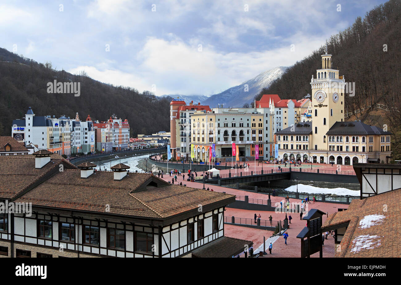 Rosa Khutor Alpine Resort Stock Photo - Alamy
