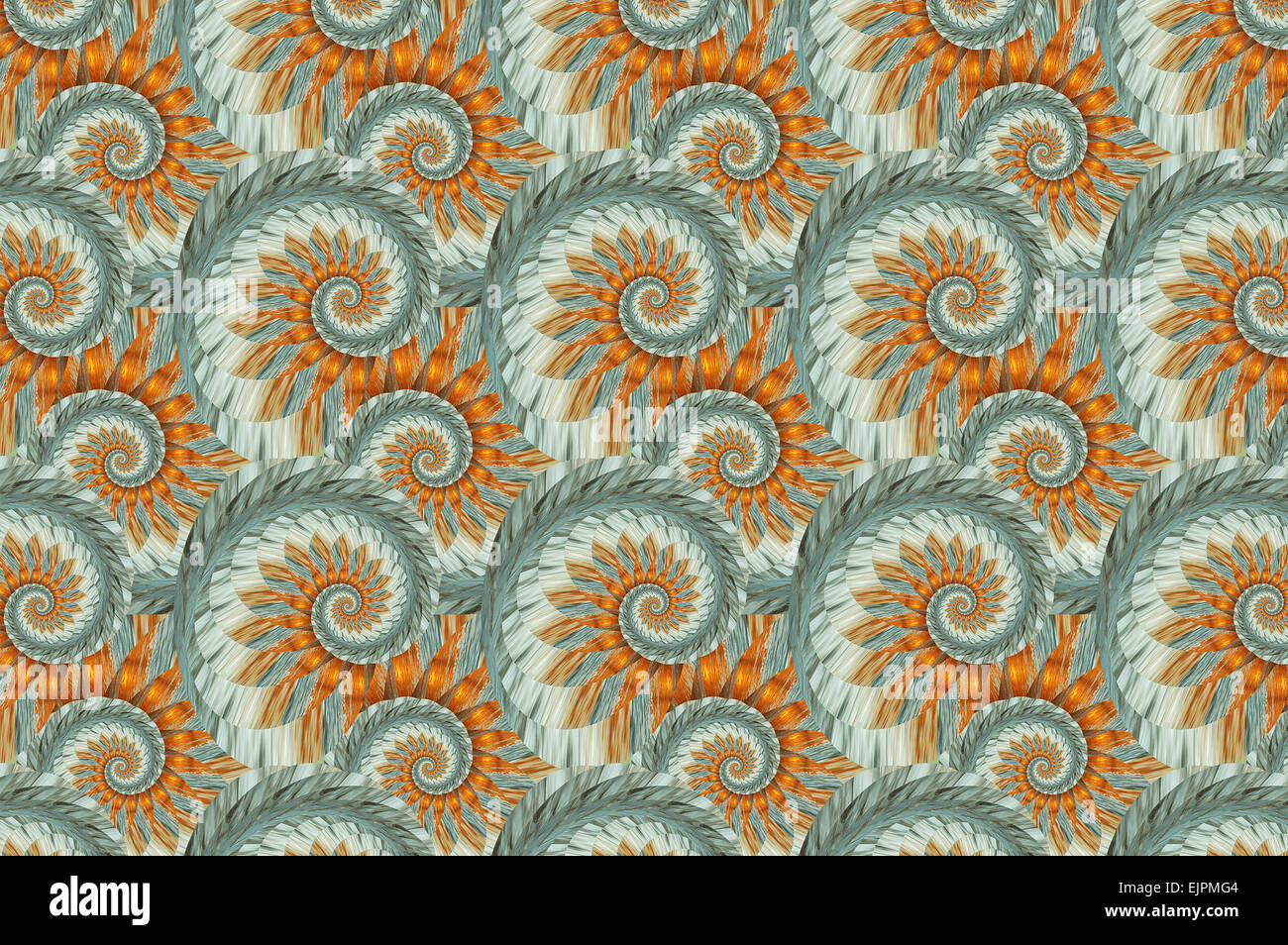 Abstract green orange swirls hi-res stock photography and images - Alamy