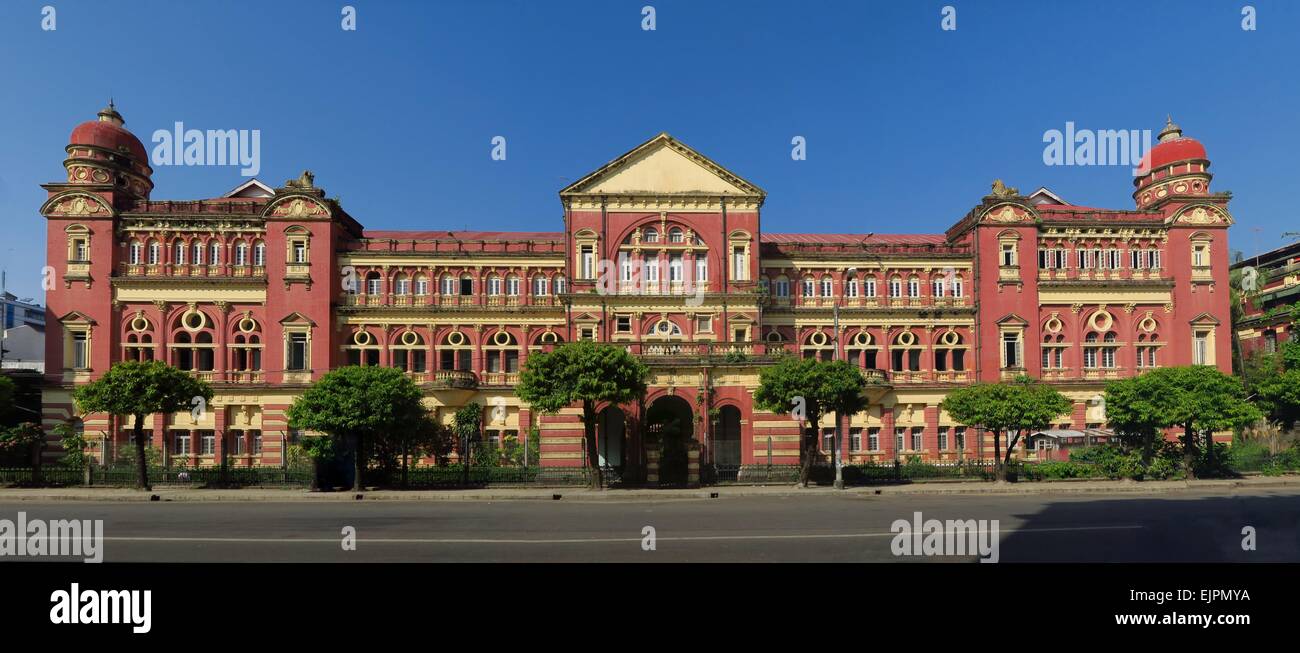 British colonial palace in Yangon, Myanmar Stock Photo - Alamy