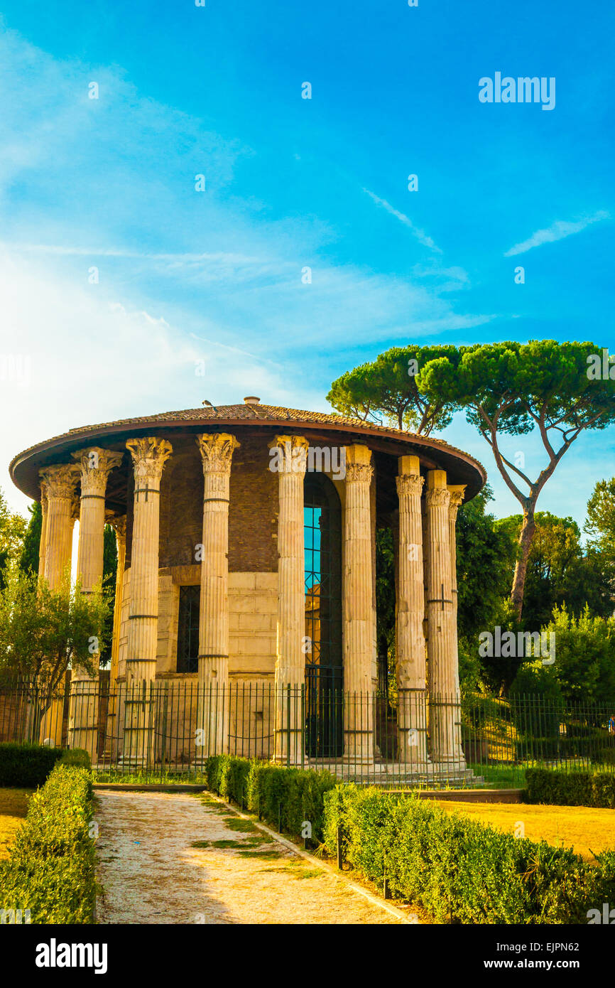 Temple of Hercules Victor, Rome Stock Photo - Alamy