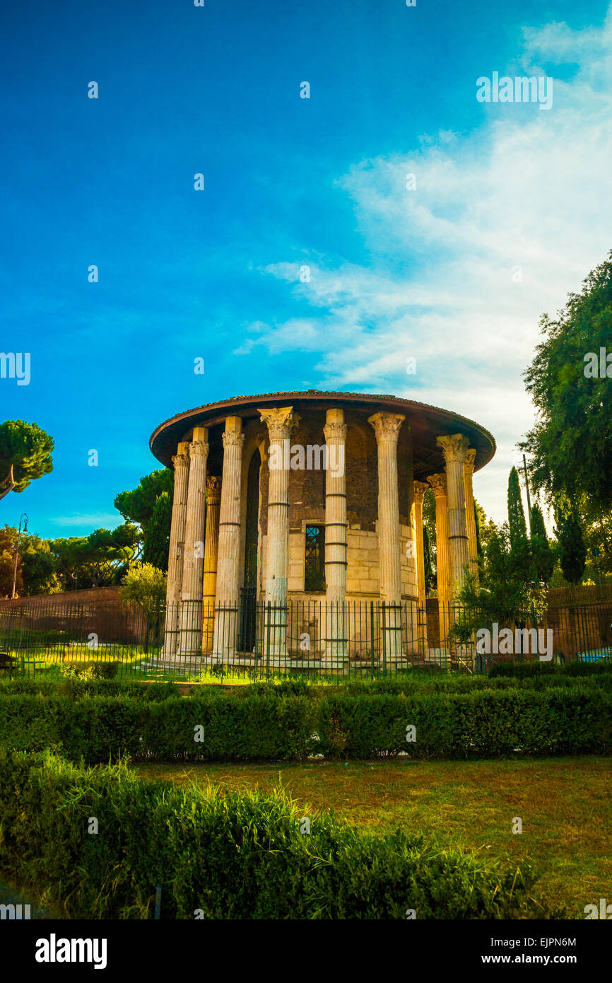 Temple of Hercules Victor, Rome Stock Photo - Alamy