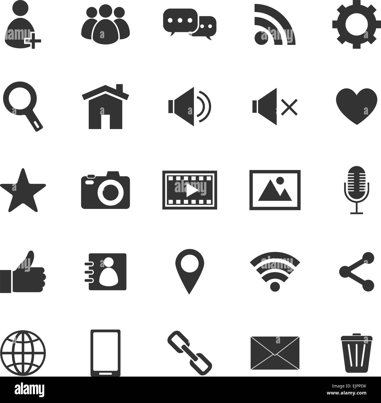 Chat vector icons Stock Vector Images - Alamy