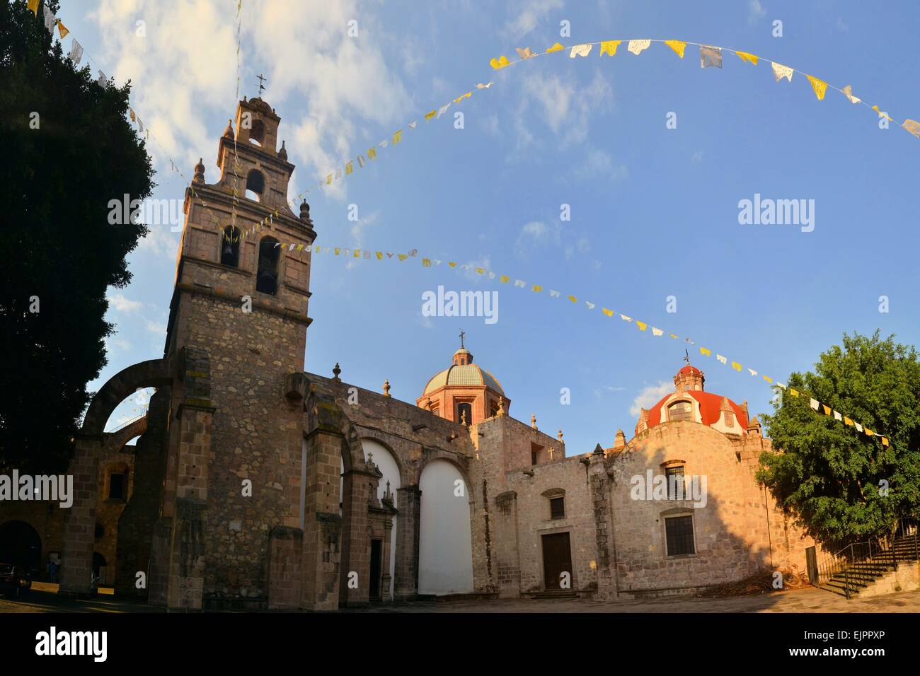 Christian Catholic Colonial church, Morelia, Mexico Stock Photo - Alamy