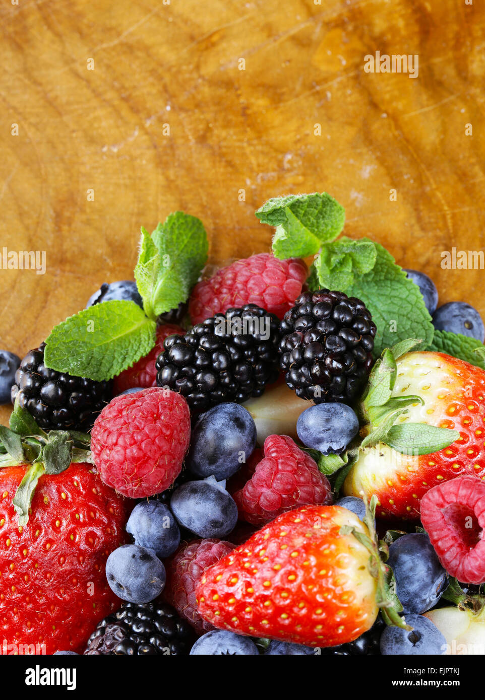 berry assortment - raspberries, blackberries, strawberries, blueberry ...