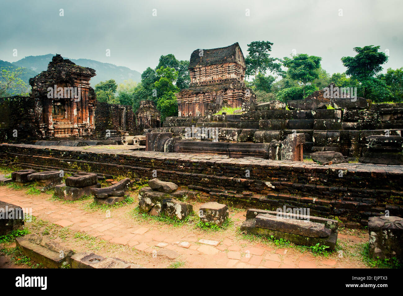 My Son, Ancient Hindu tamples Stock Photo - Alamy