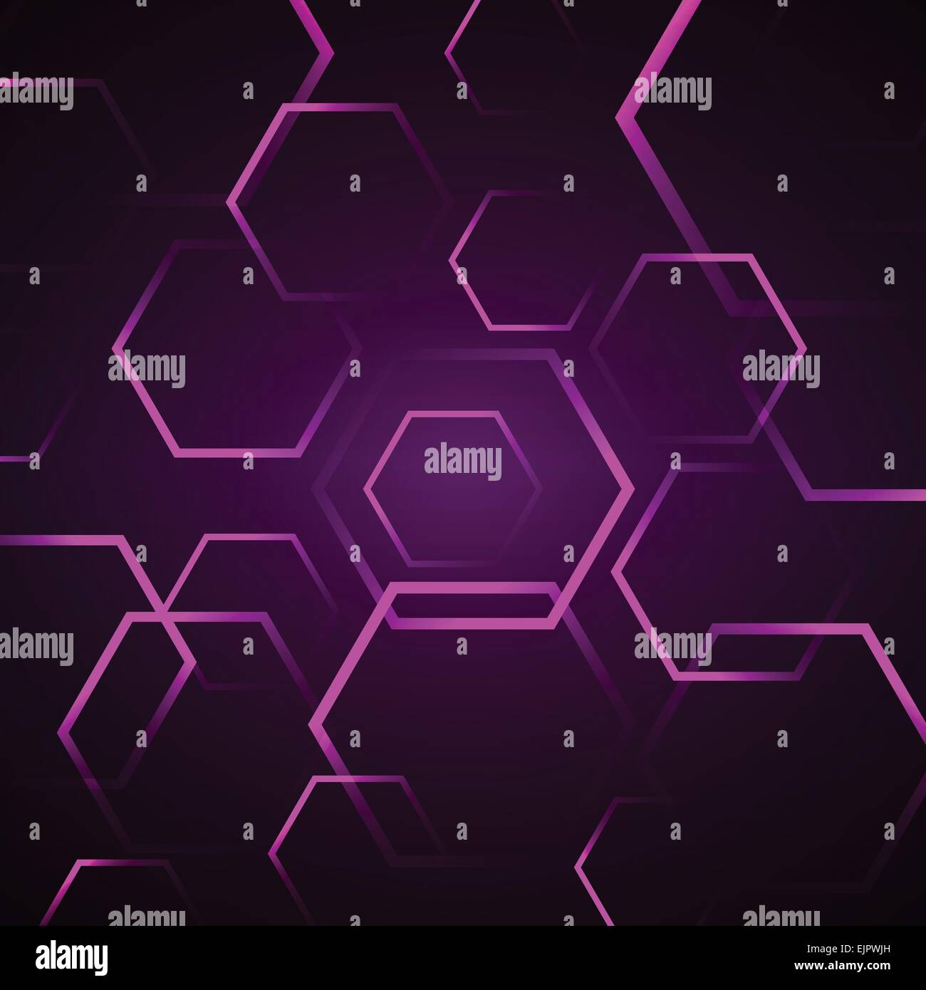 Abstract background with violet hexagon, stock vector Stock Vector ...