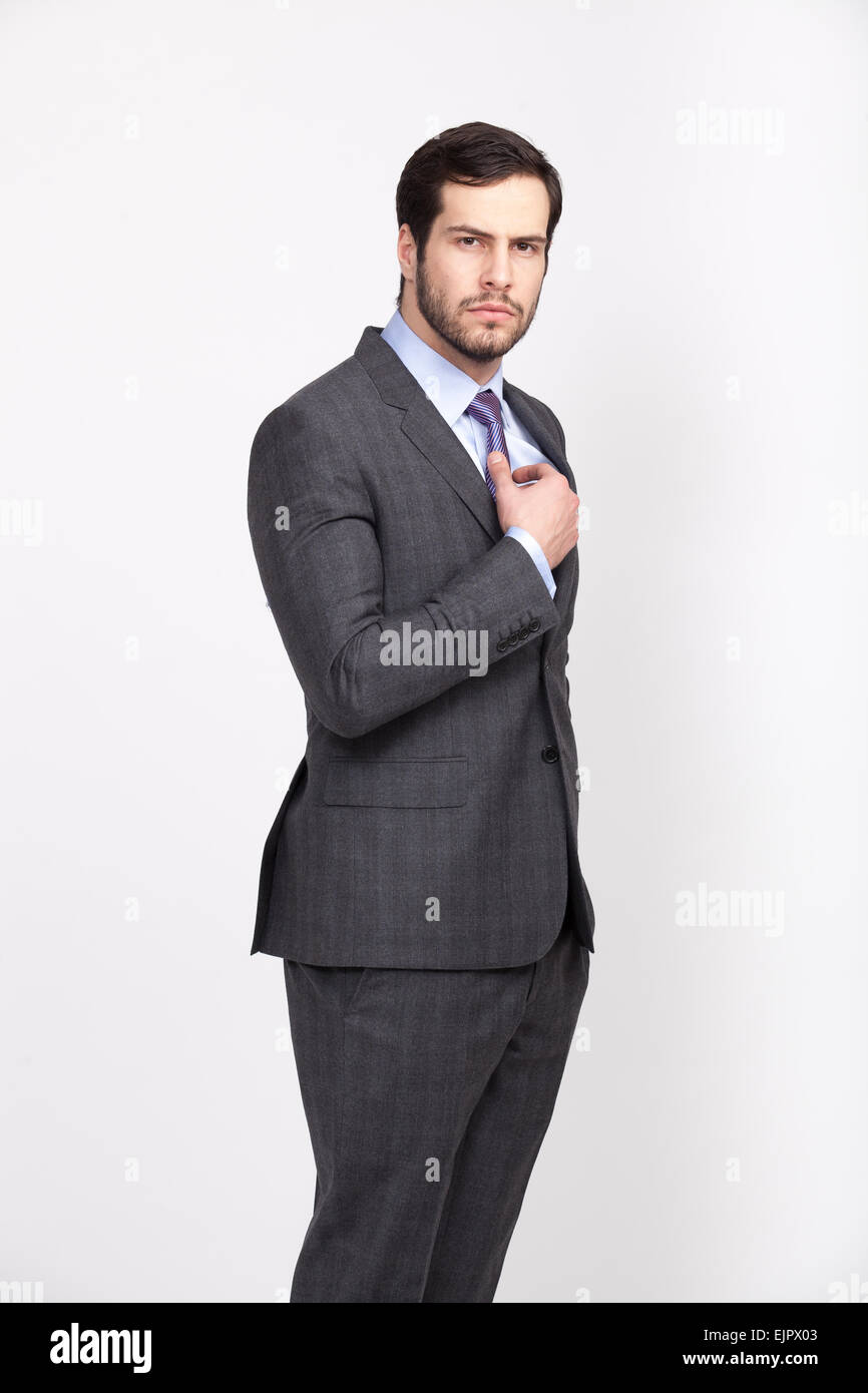 Handsome businessman beard wearing hi-res stock photography and images ...