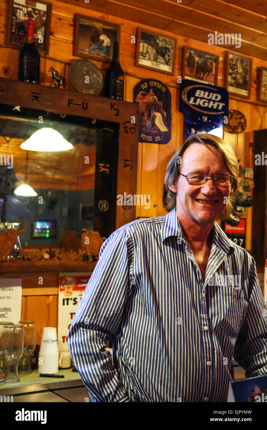 Old saloon bartender hi-res stock photography and images - Alamy