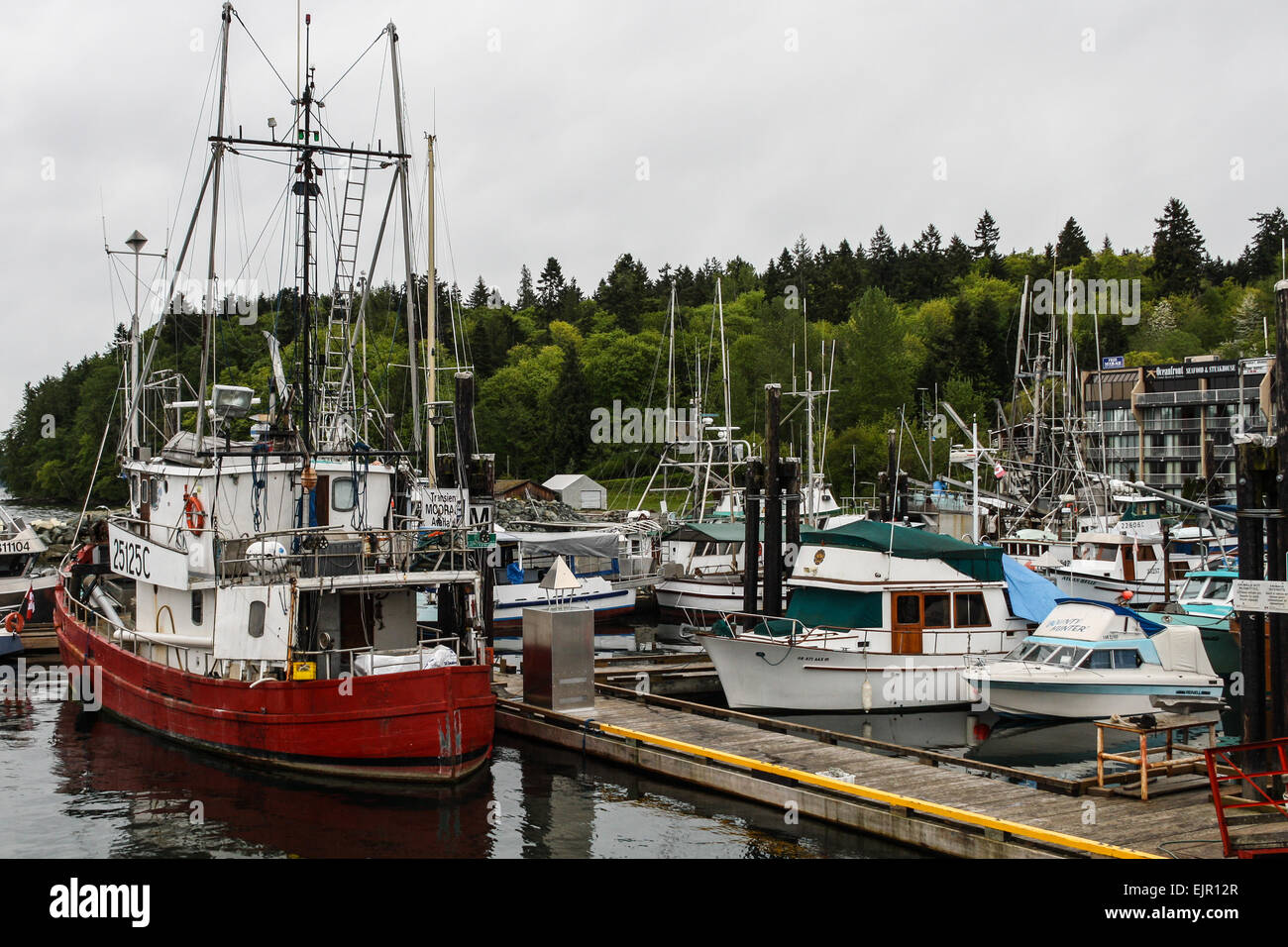Duncan vancouver island british columbia canada hi-res stock ...