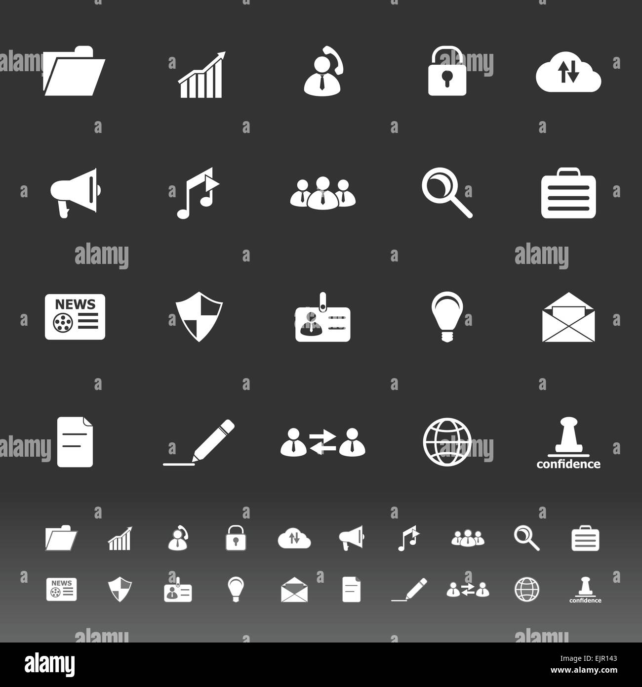 General document icons on gray background, stock vector Stock Vector ...
