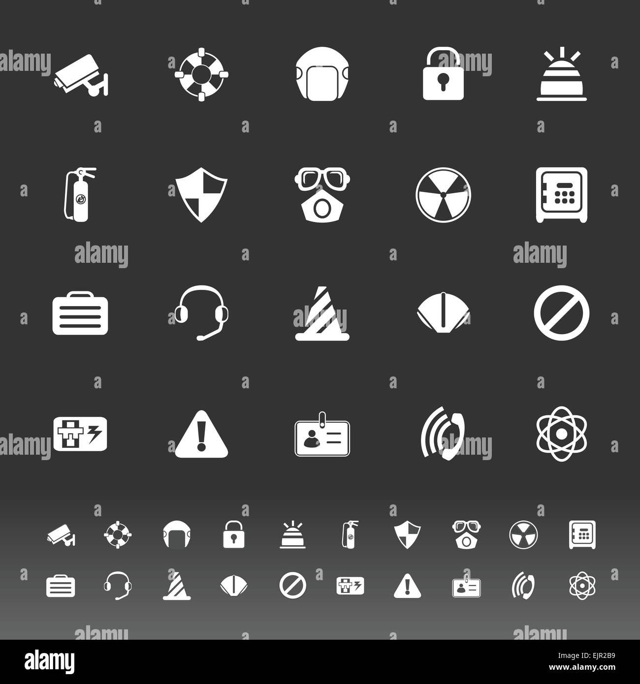 Safety icons hi-res stock photography and images - Alamy