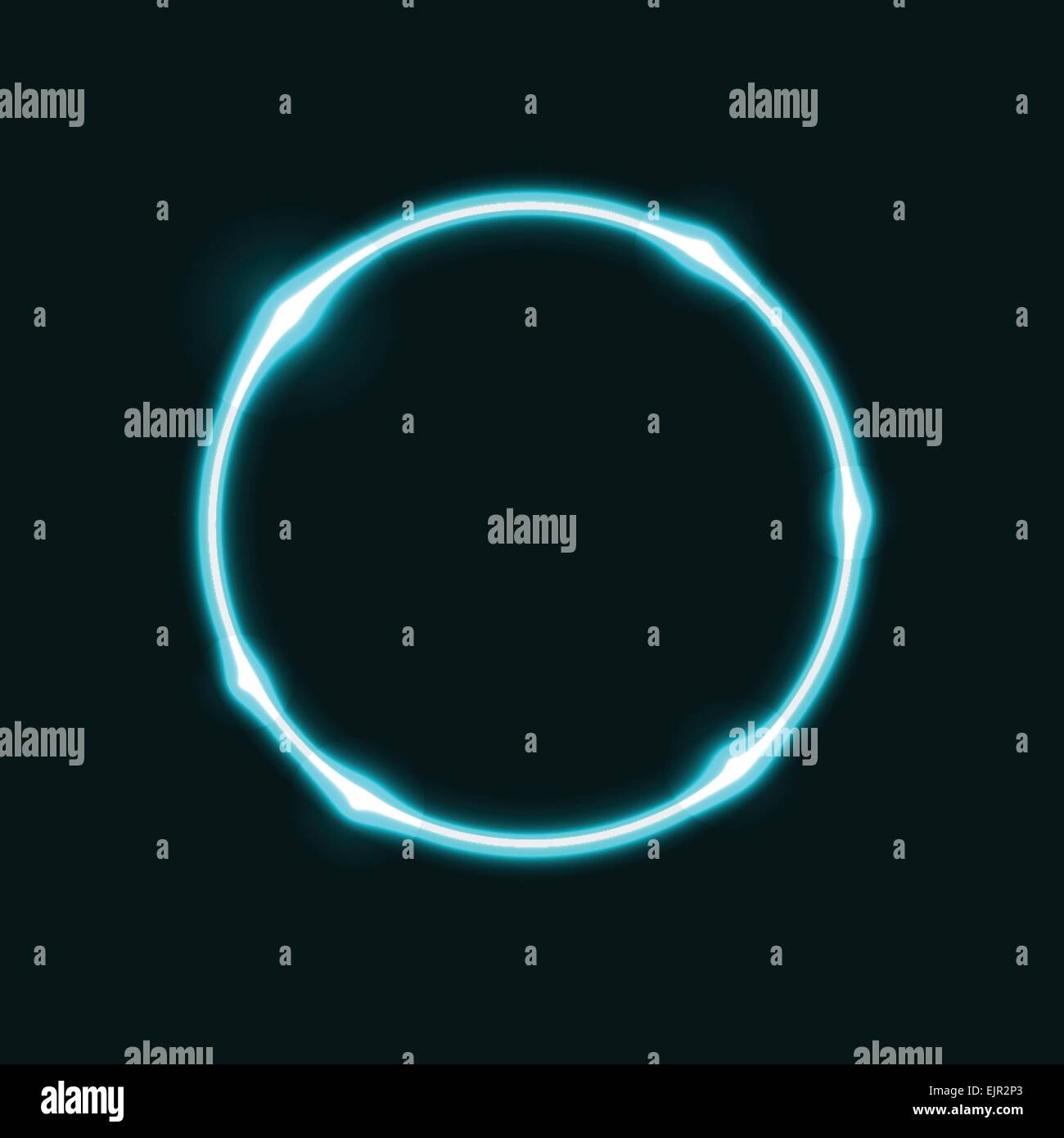 Light blue circle effect background, stock vector Stock Vector Image ...