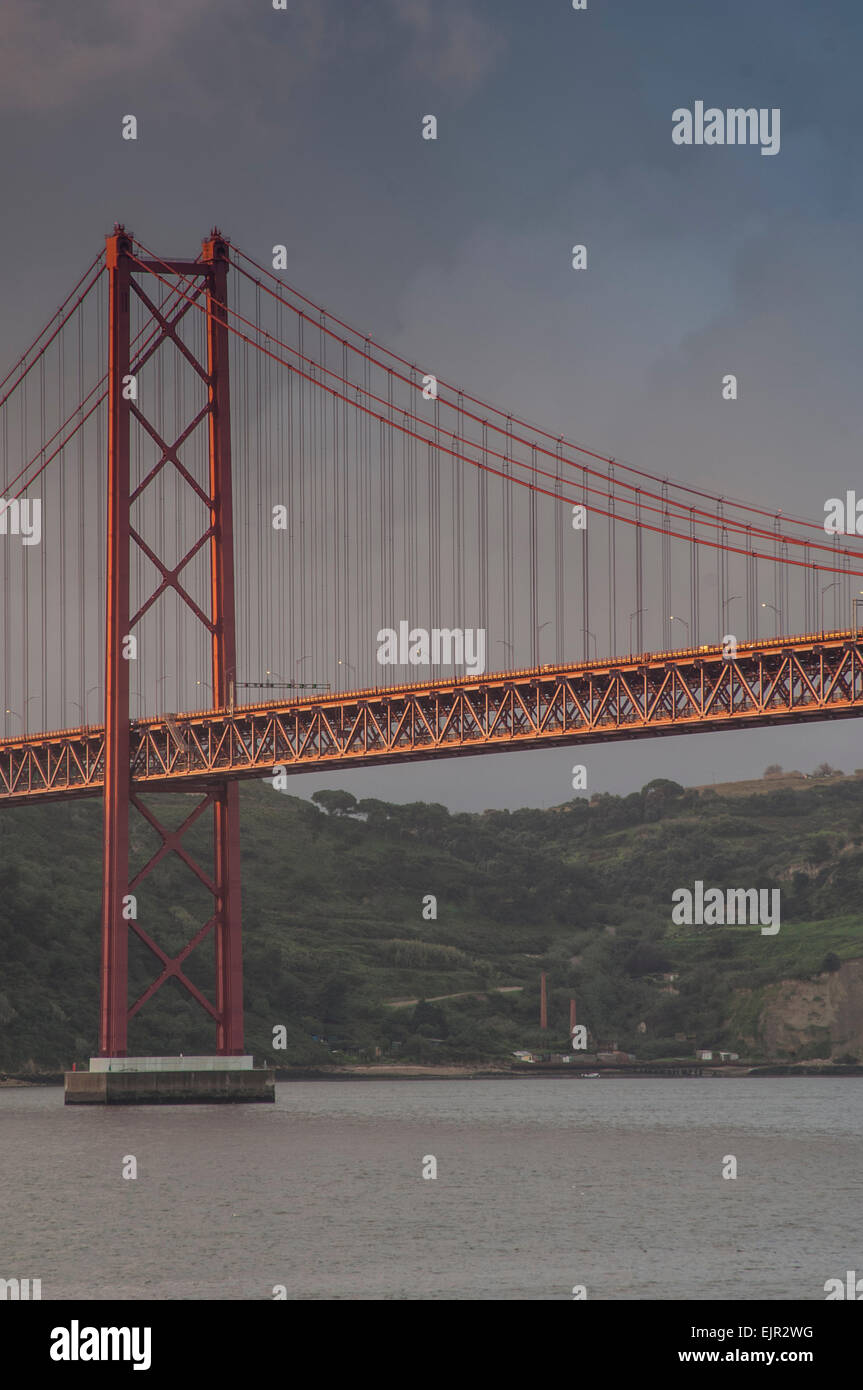 Early morning tagus bridge hi-res stock photography and images - Alamy