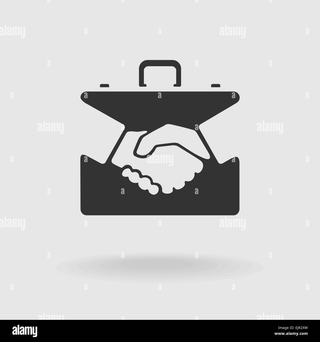 Case Handshake Symbol Stock Photo - Alamy