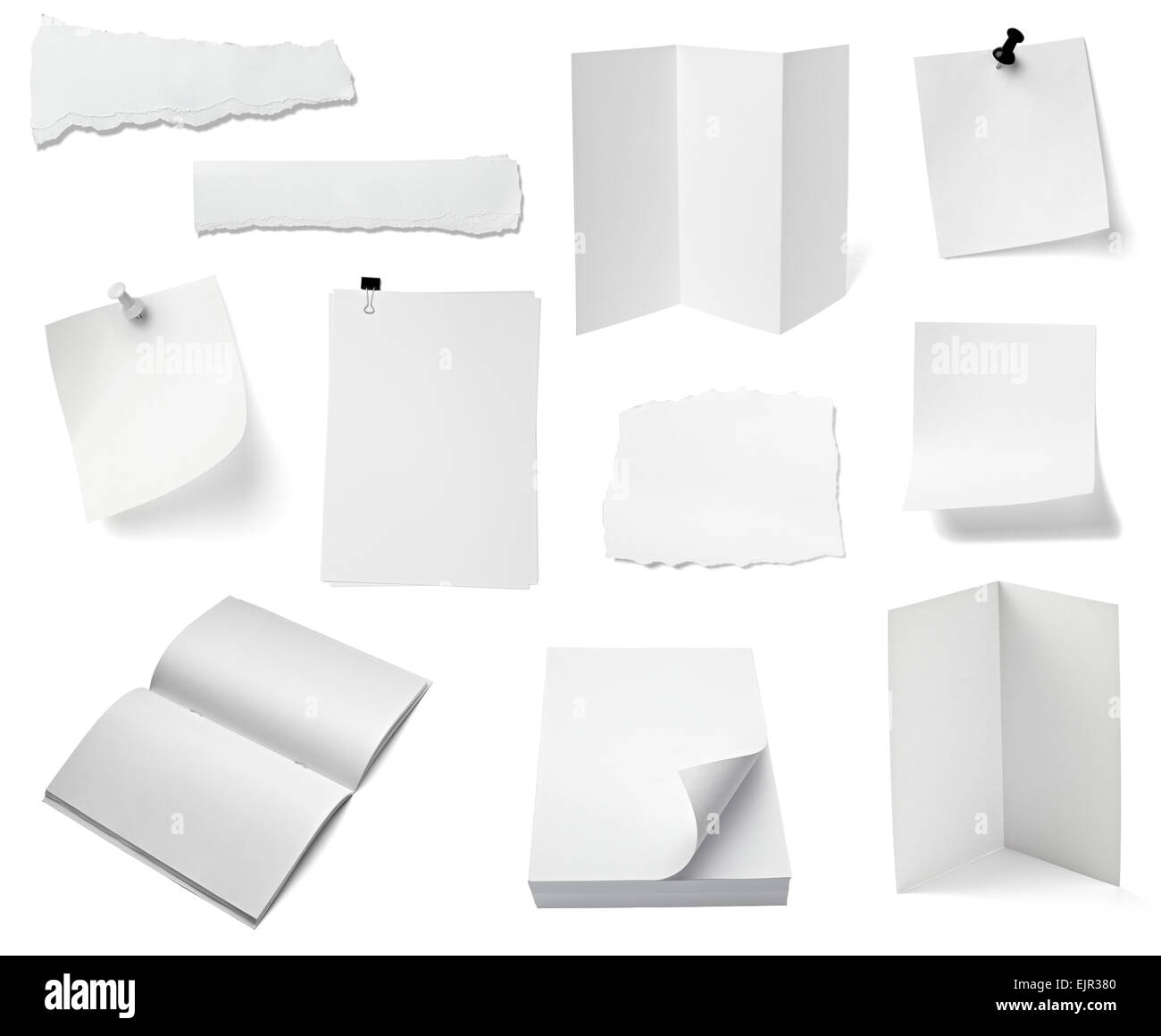 Open paper file Cut Out Stock Images & Pictures - Alamy