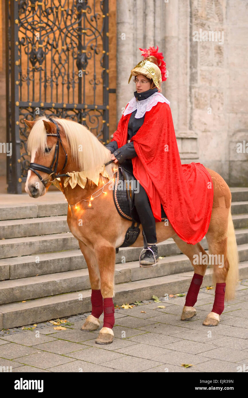 St. Martin horseback Stock Photo - Alamy