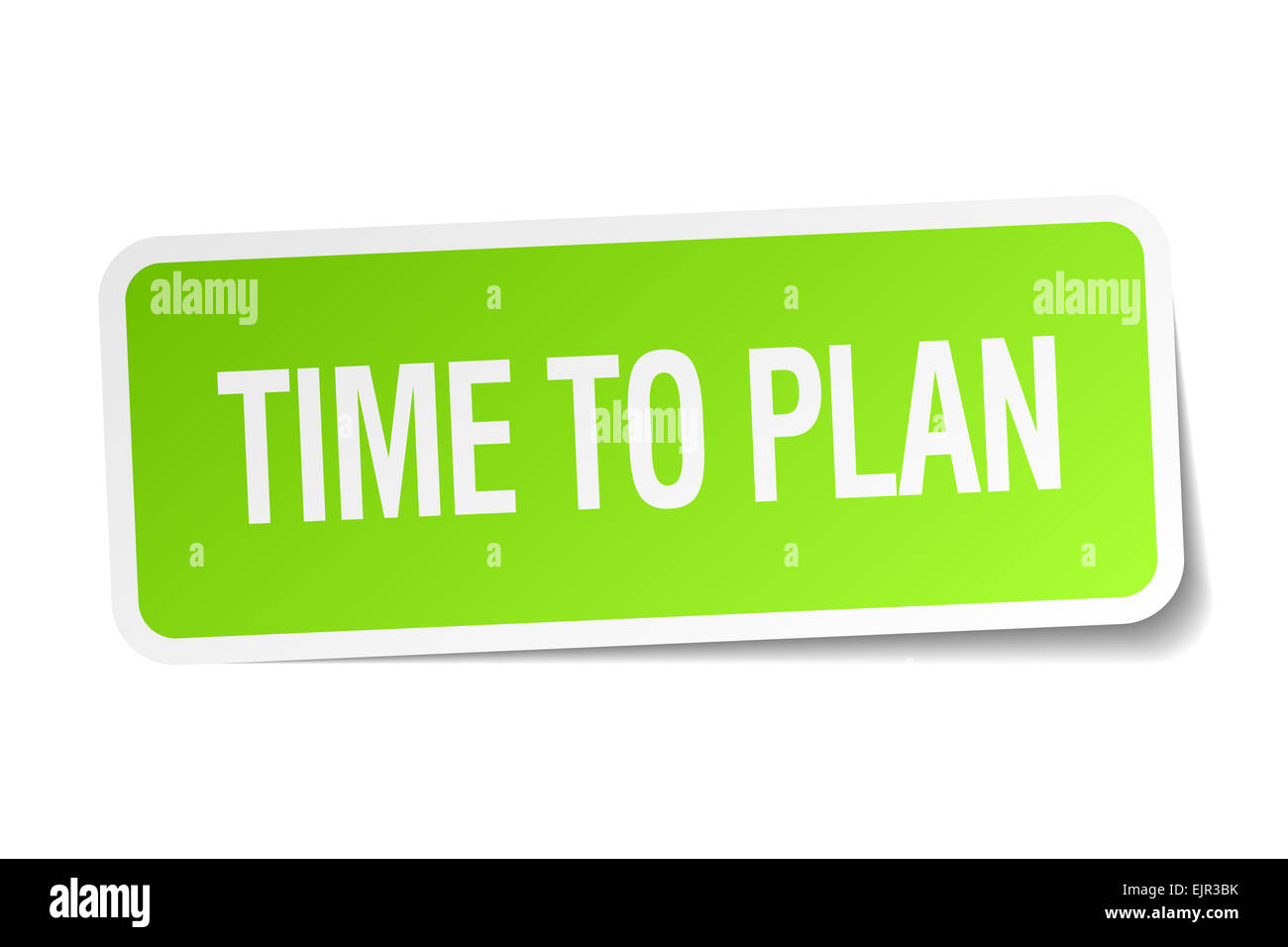 Time plan label green hi-res stock photography and images - Alamy