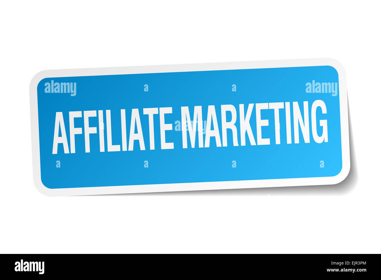 Affiliate marketing sign square Cut Out Stock Images & Pictures - Alamy