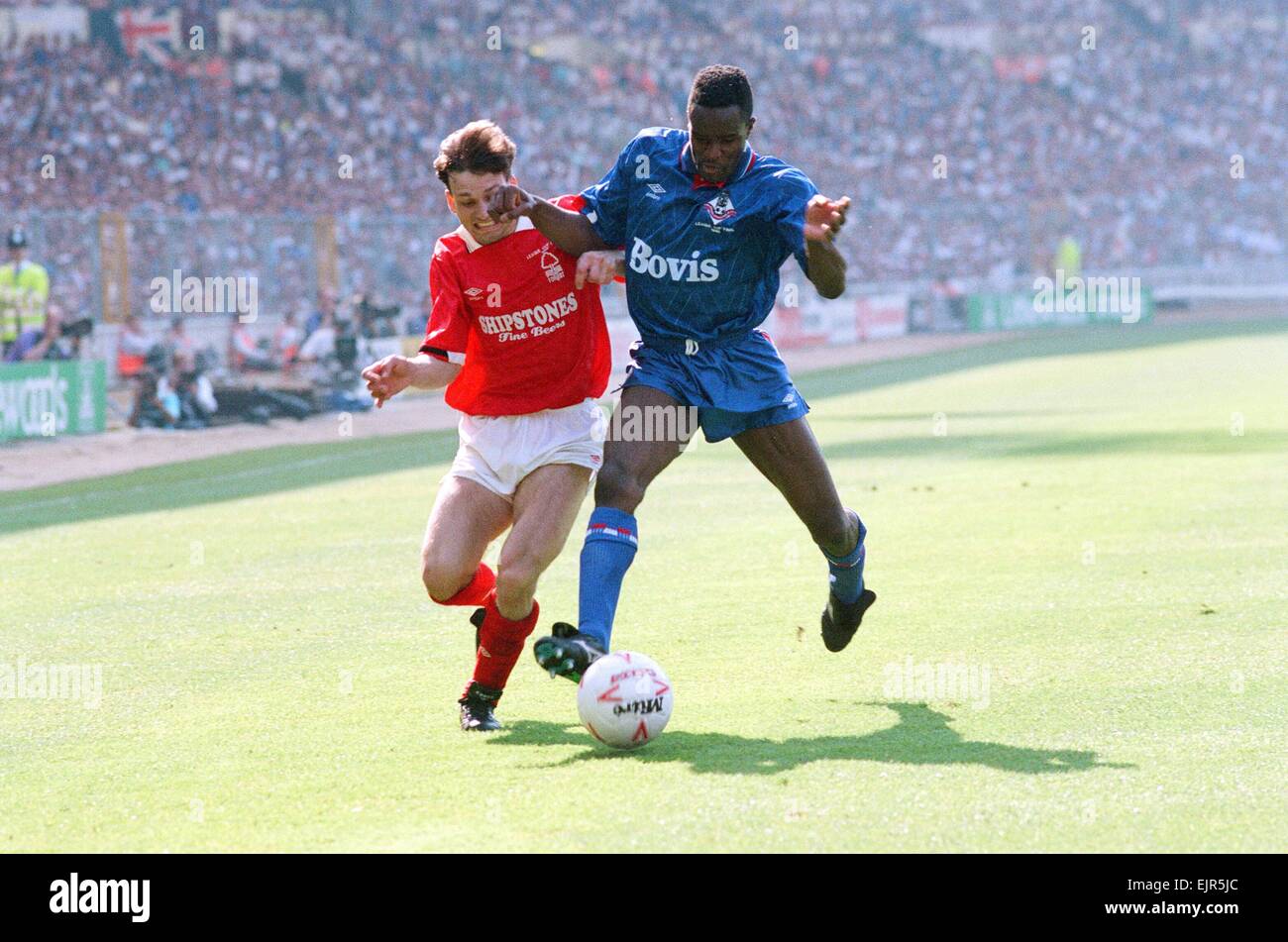 Littlewoods Cup Final. Nottingham Forest 1 v. Oldham Athletic 0. Earl ...