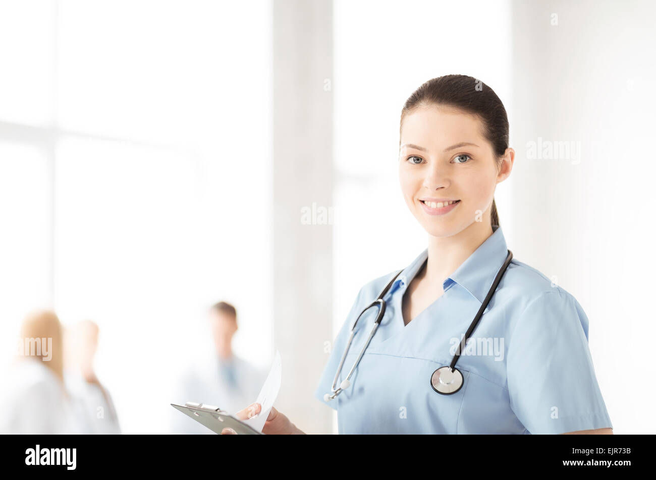 Woman doctor oncologist in uniform hi-res stock photography and images ...