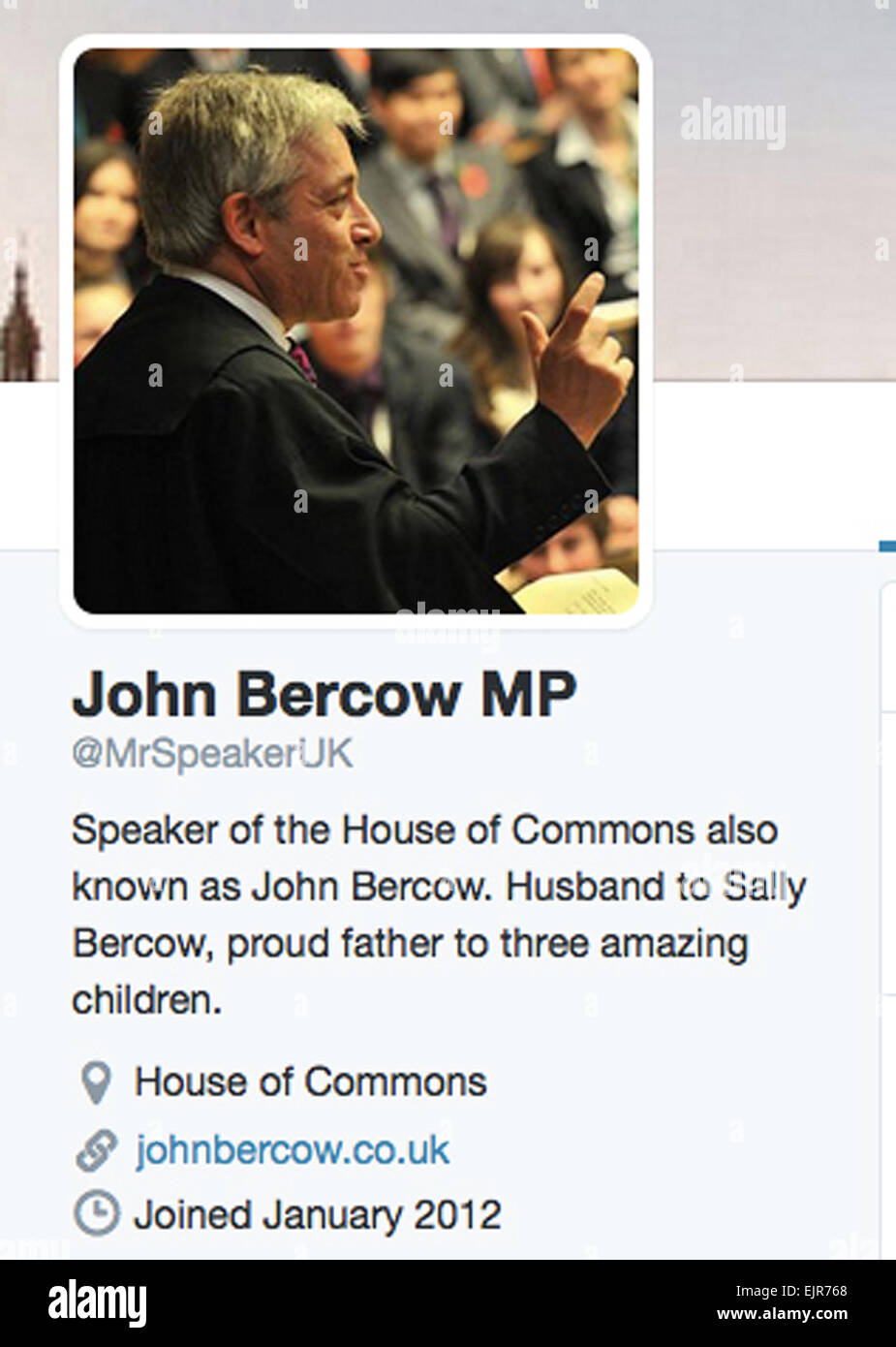 John Bercow Mp High Resolution Stock Photography and Images - Alamy