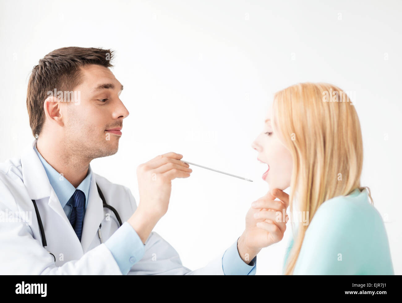 male doctor with patient Stock Photo - Alamy