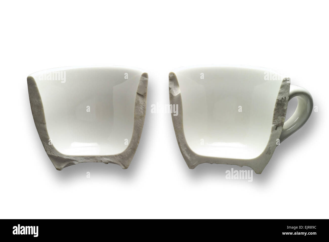 Broken coffee cup cutout hi-res stock photography and images - Alamy
