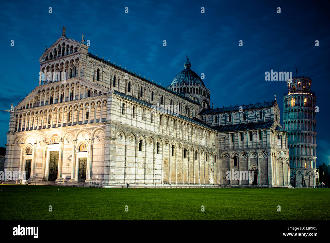 The Duomo and the Leaning Tower of Pisa, Cathedral Square in Pisa ...