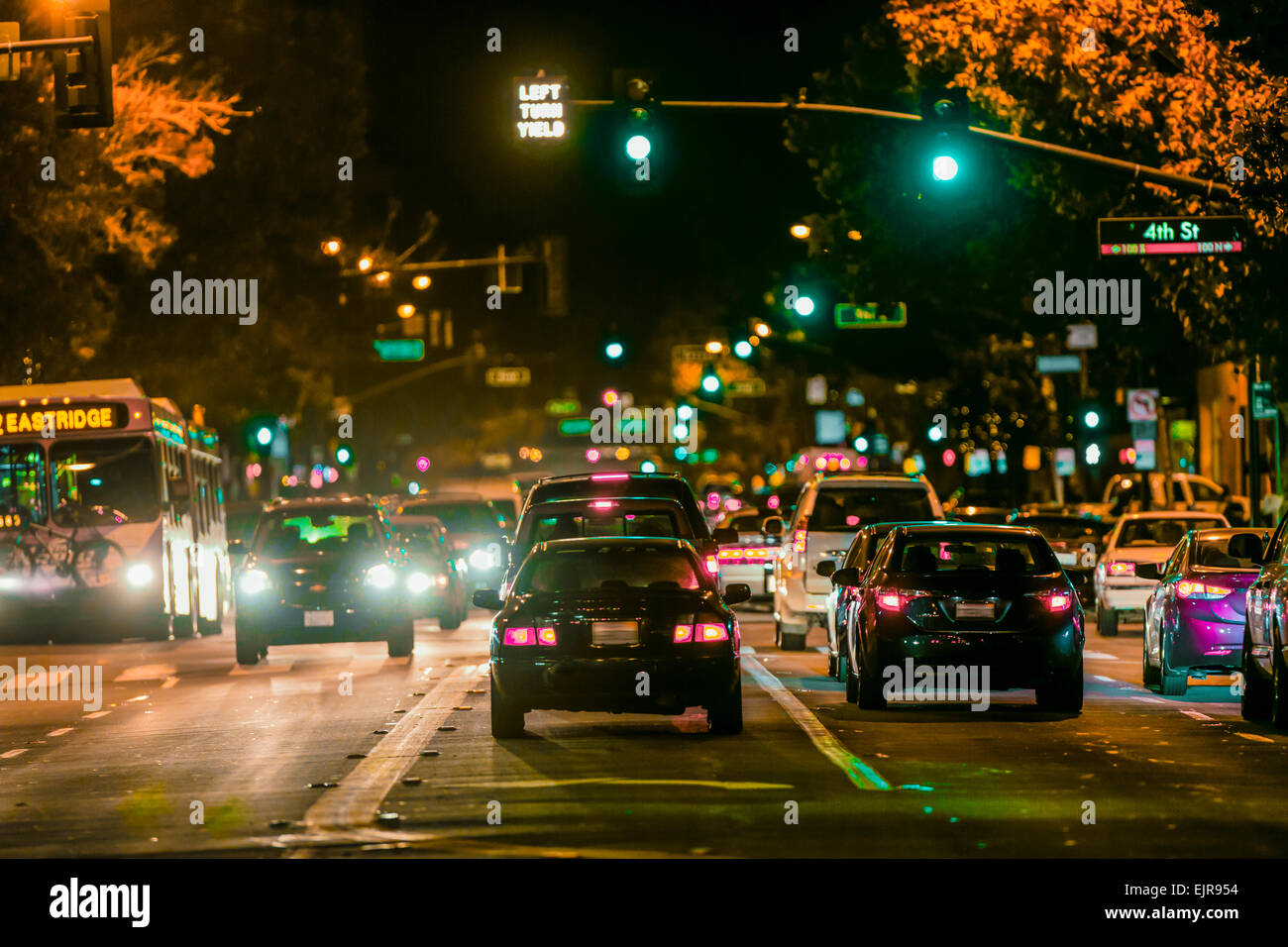 Car driving city traffic in hi-res stock photography and images - Alamy