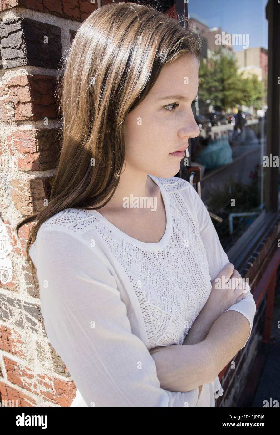 Angry woman crossed arms hi-res stock photography and images - Alamy