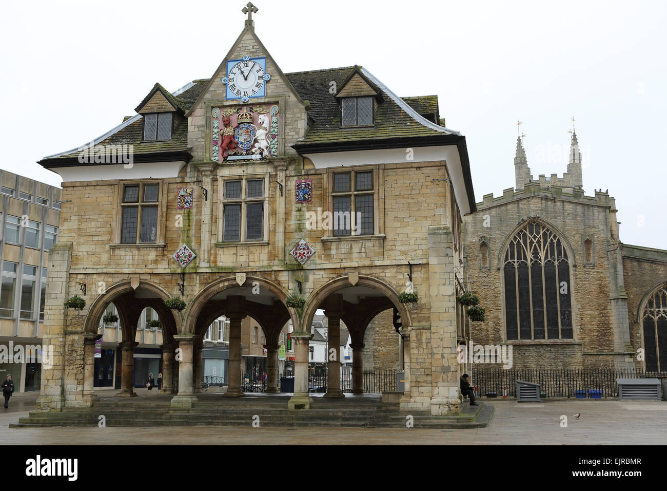 The Guildhall (a.k.a. Butter Cross) in Peterborough, United Kingdom ...