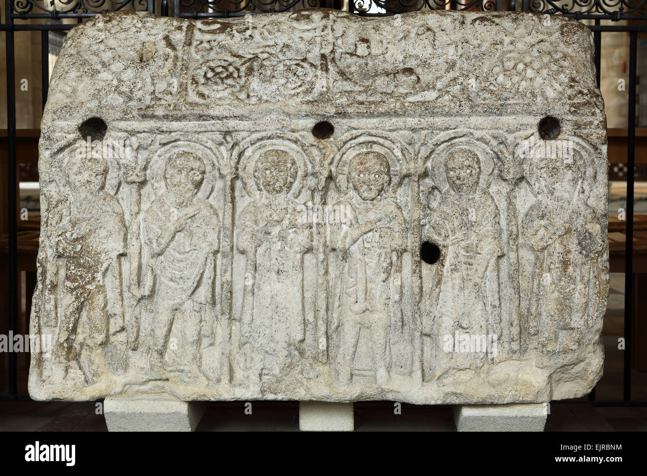 Anglo saxon stone carving hi-res stock photography and images - Alamy