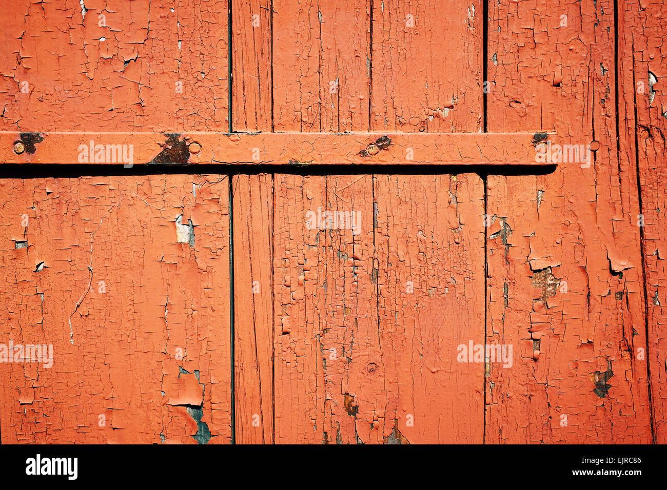 Wooden wall with some iron detail background Stock Photo - Alamy