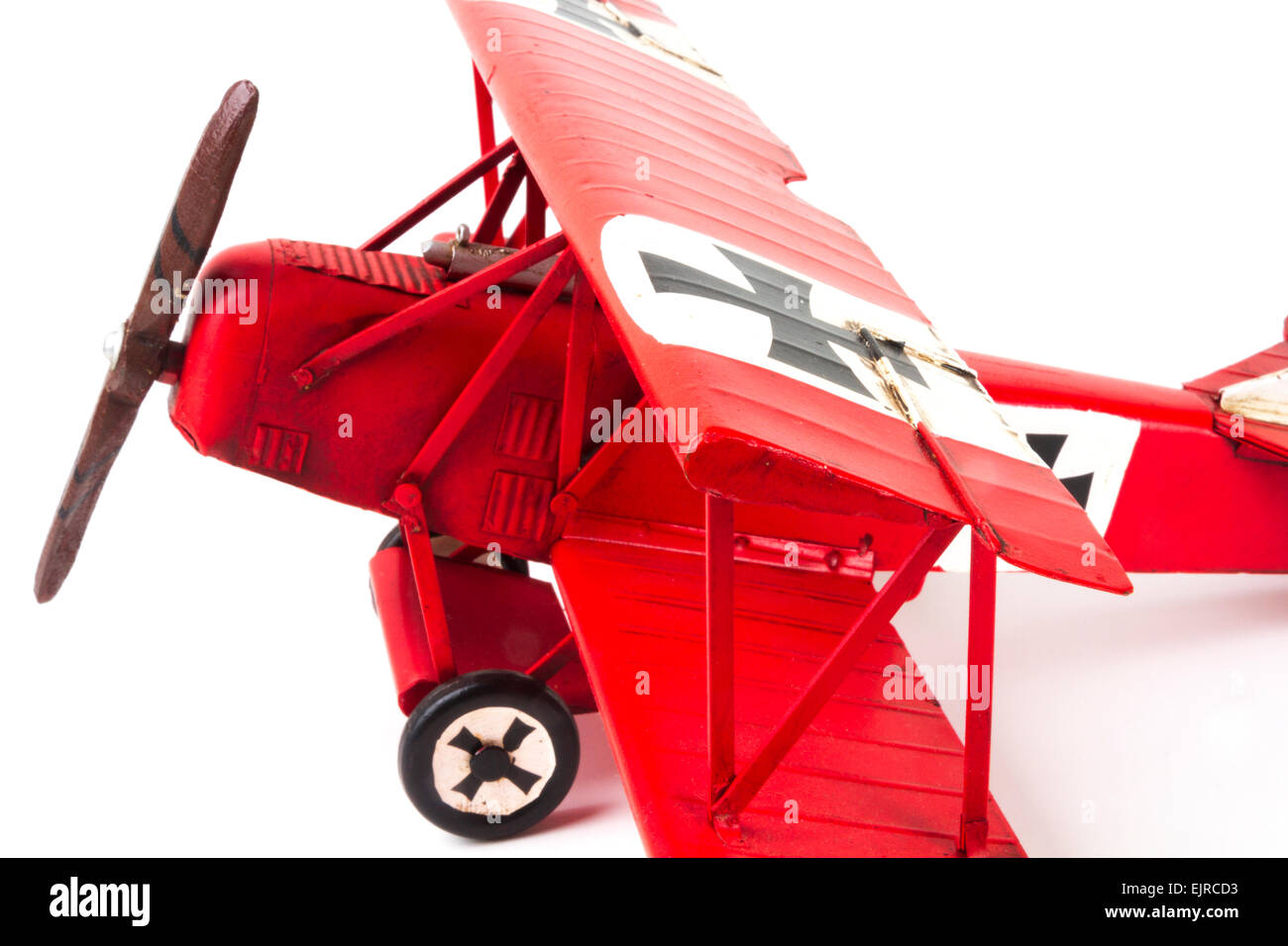 Hand crafted model of a German World War One biplane Stock Photo - Alamy