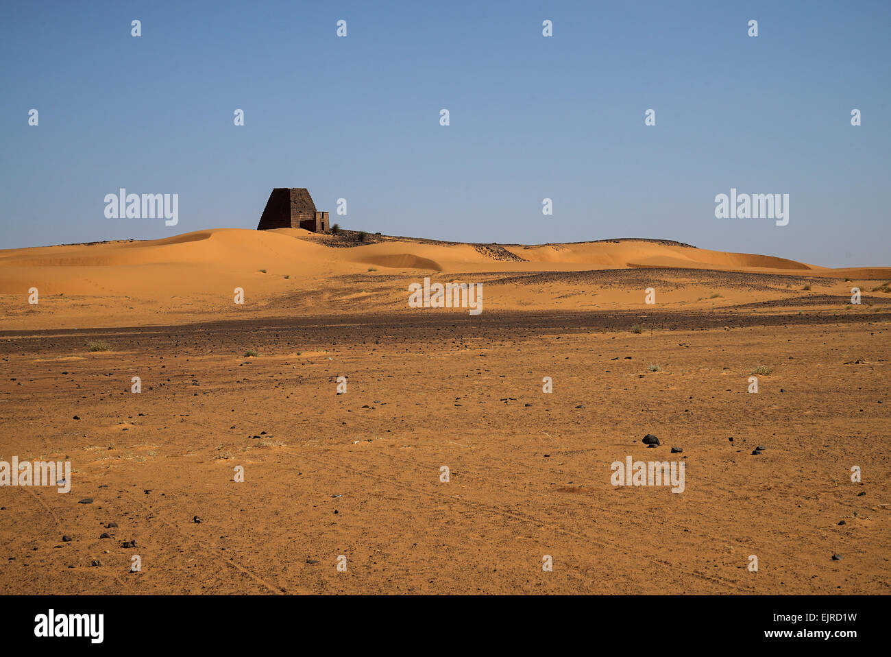 The Nubian Meroe Pyramids of Sudan Stock Photo - Alamy