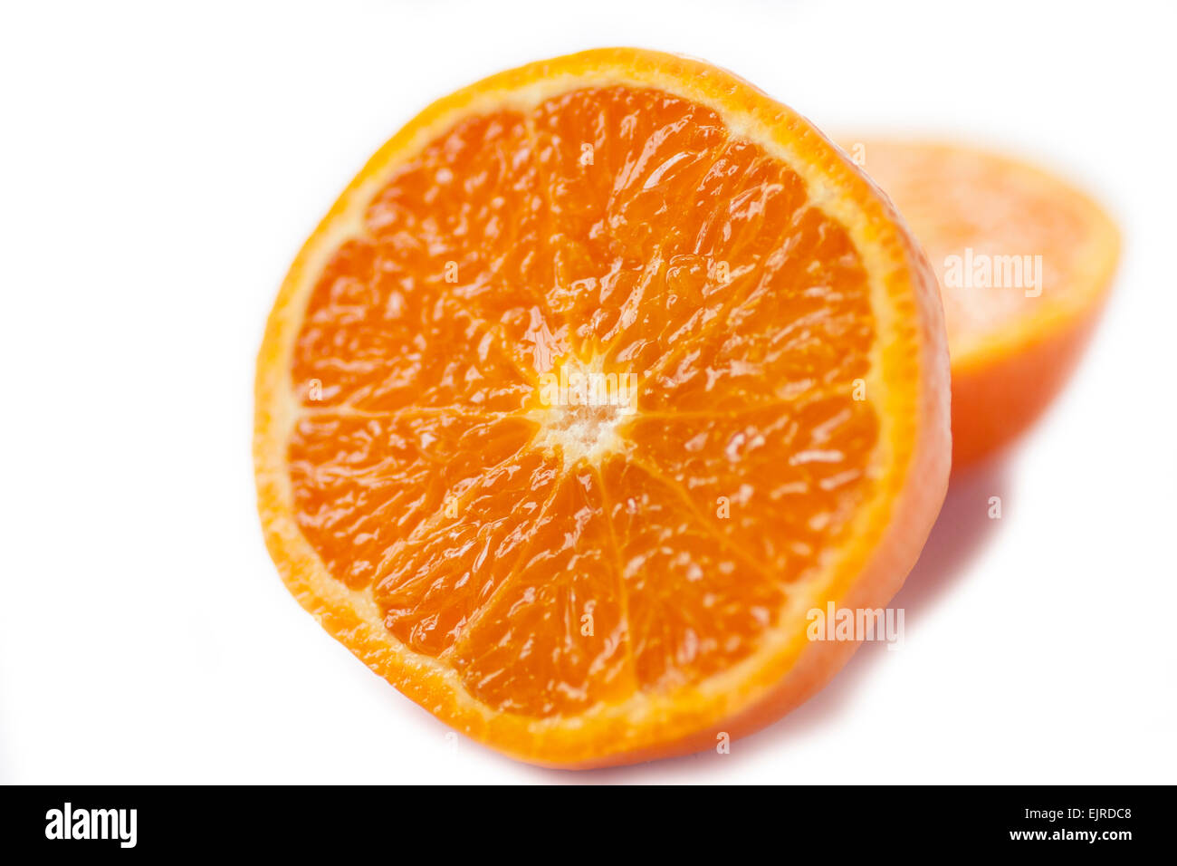 Half an orange showing segments hi-res stock photography and images - Alamy