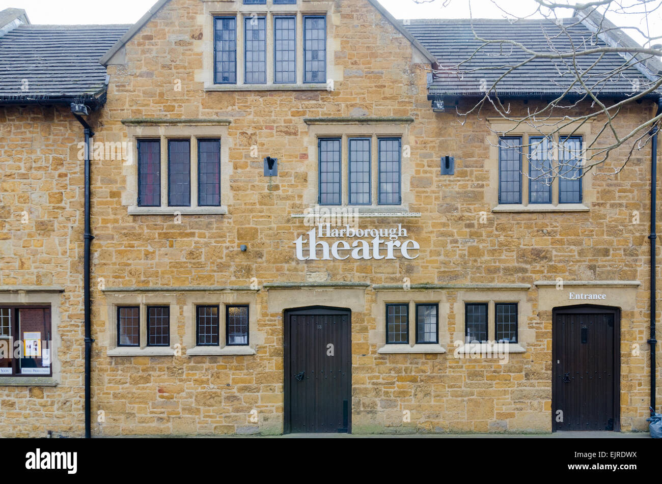 Harborough Theatre in the Leicestershire town of Market Harborough ...