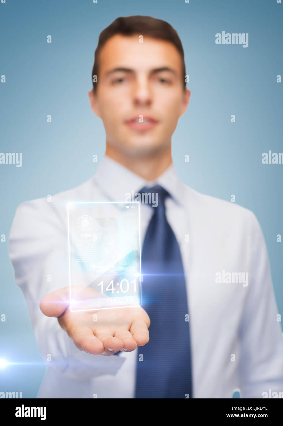 Digital smartphone showing time hi-res stock photography and images - Alamy
