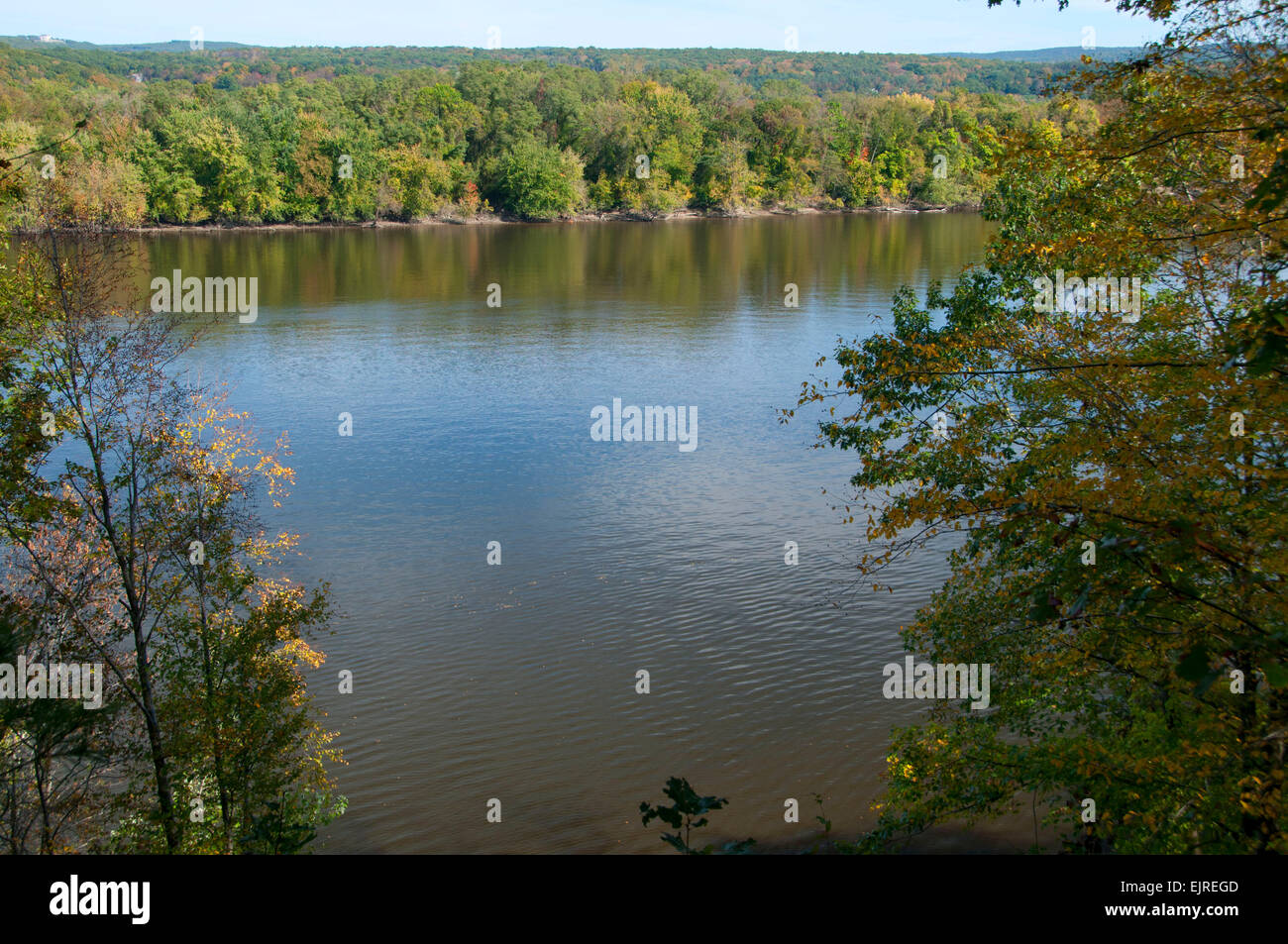 Connecticut River, River Highlands State Park, Connecticut Stock Photo ...