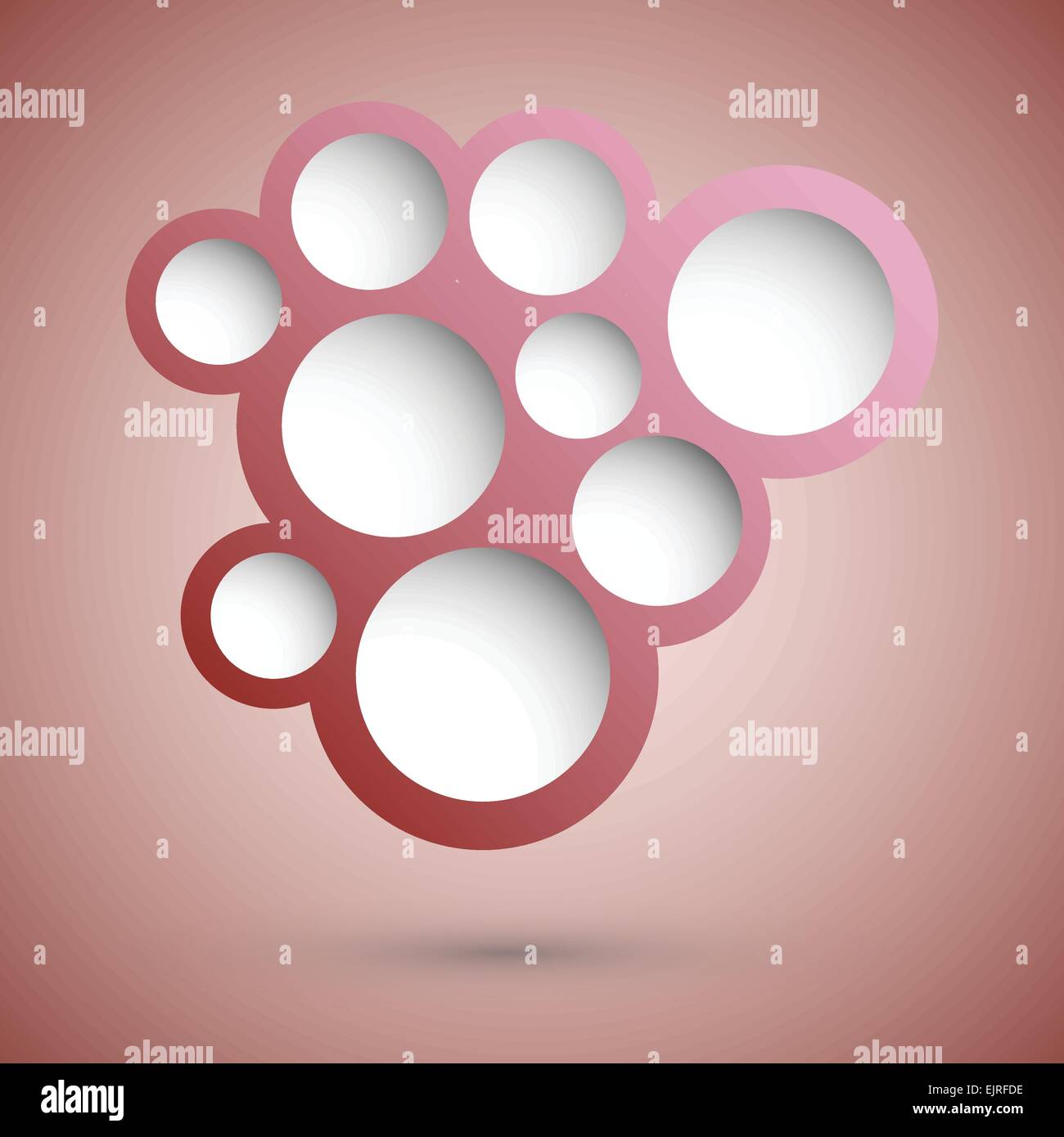 Abstract red speech bubble background, stock vector Stock Vector Image ...
