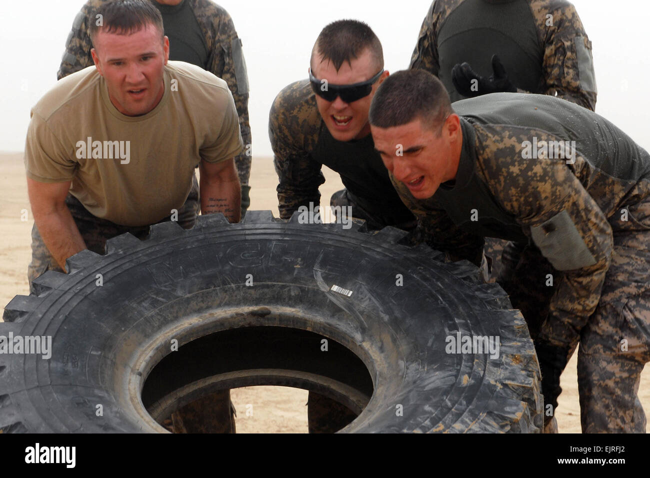 A team of five soldiers, assigned to the 1st Brigade Combat Team, 1st ...
