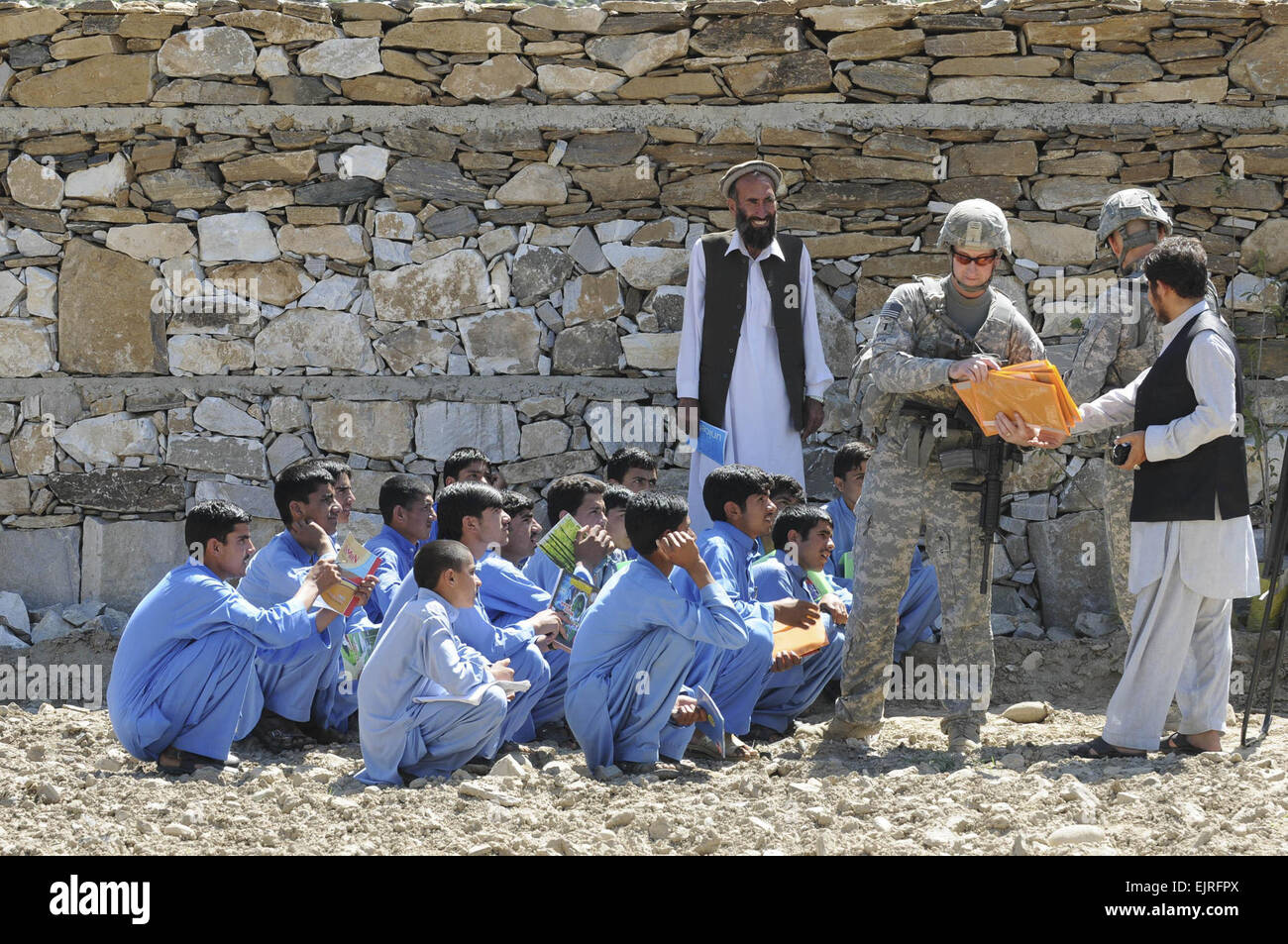 U.S. Army 1st Lt. Scott Shirk, production agriculture specialist for ...