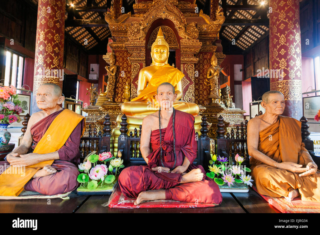 Fiberglass Models Monks Thailand High Resolution Stock Photography and ...